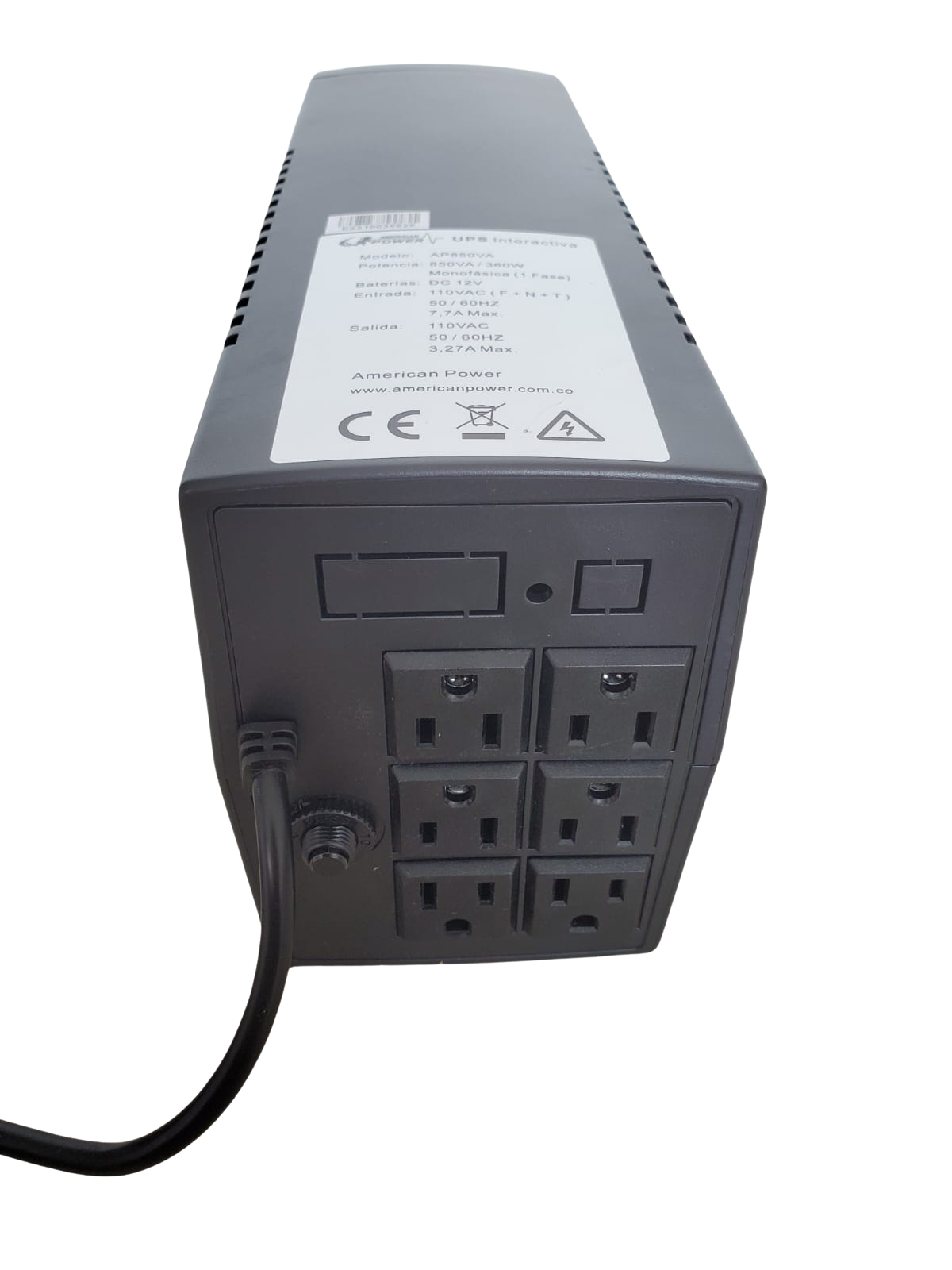 UPS 850VA INTERACTIVA AMERICAN POWER